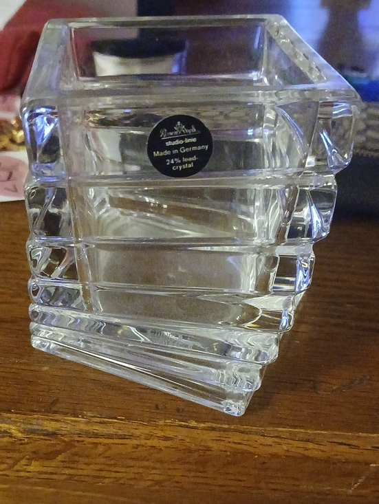 RCR | Accents | Rcr Studioline Made In Germany 24 Lead Crystal Square ...